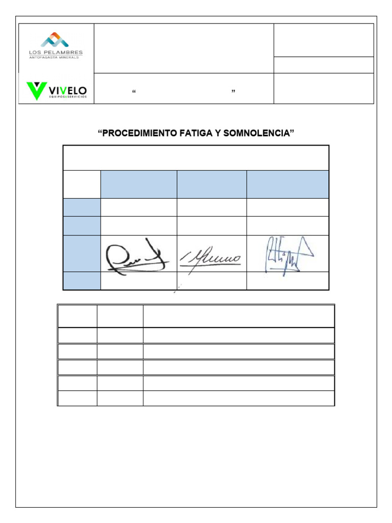 STC0013-000-L-PRP-0004 FATIGA Y SOMNOLENCIA Rev_2 | PDF | Dormir ...