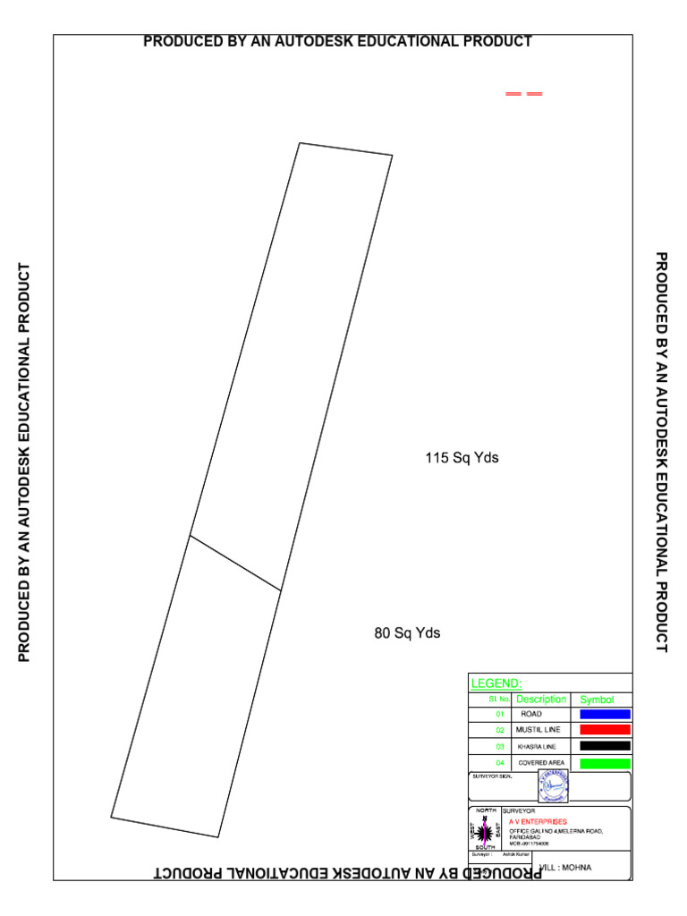 Demarcation Plan for Mohna, Faridabad | PDF