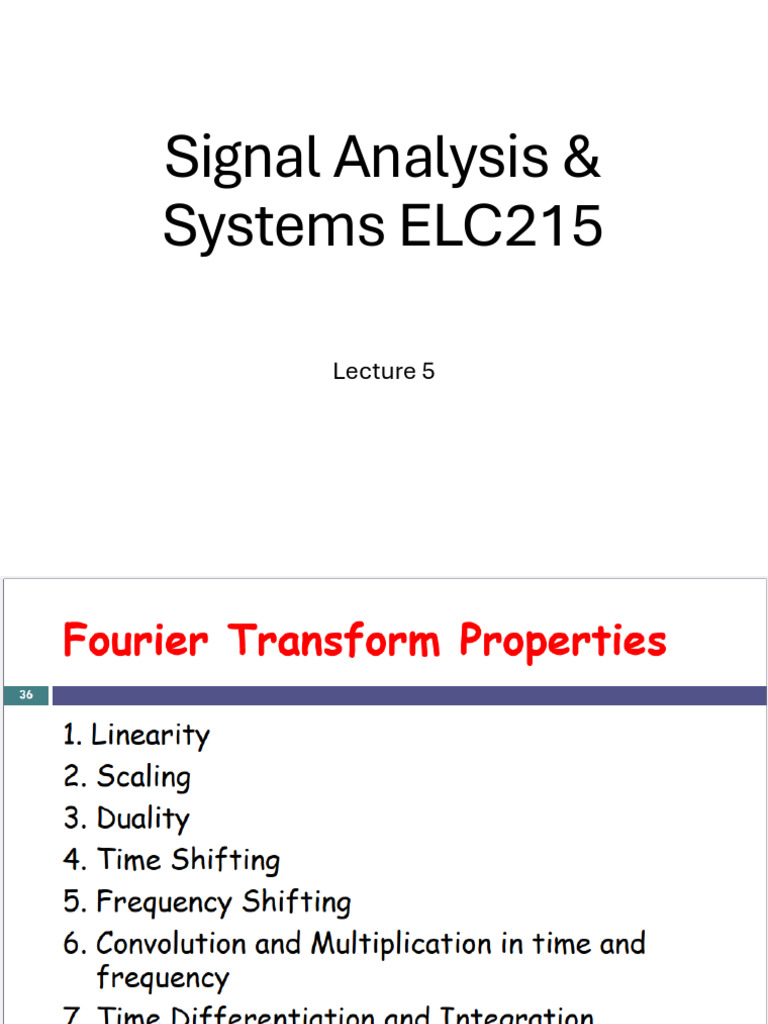 Lecture 5 | PDF