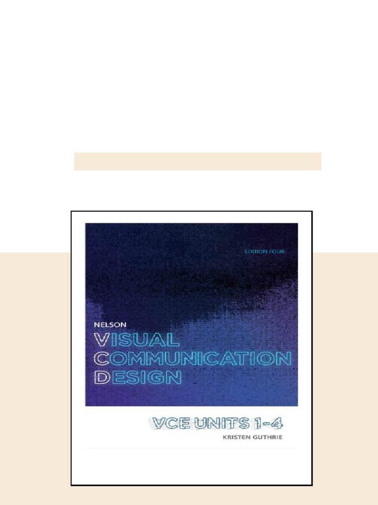 Nelson Visual Communication Design VCE Units 1-4 Workbook 4th Edition ...