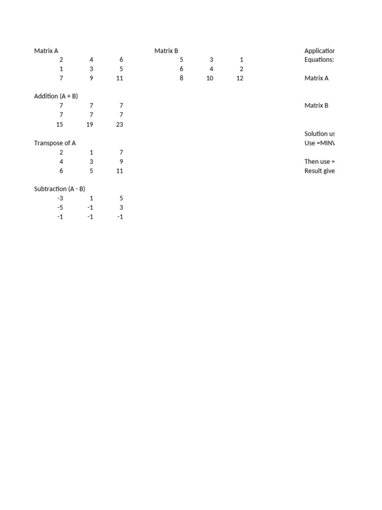 Maths Project Matrices Version2 | PDF