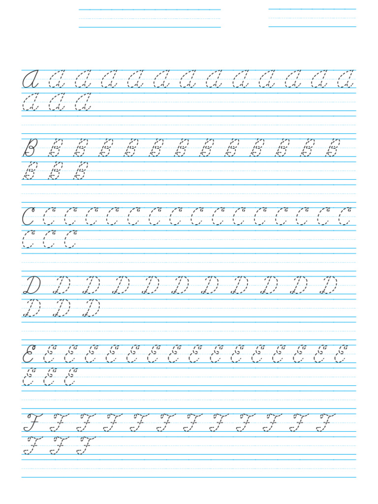 9. Cursive Writing Upper Case Author PrintNPractice Printable ...
