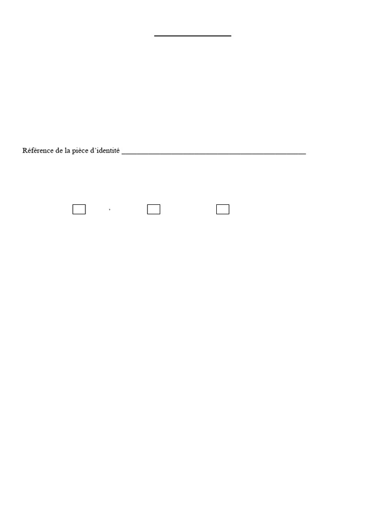 Modèle de procuration simple | PDF