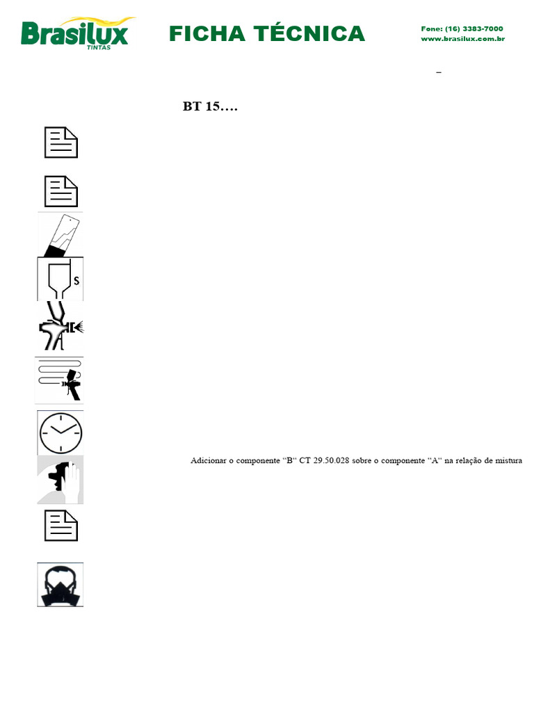 Bo Pu Acrilico Alifatico N 2677-BT 15 (003) | PDF | Epóxi | Materiais