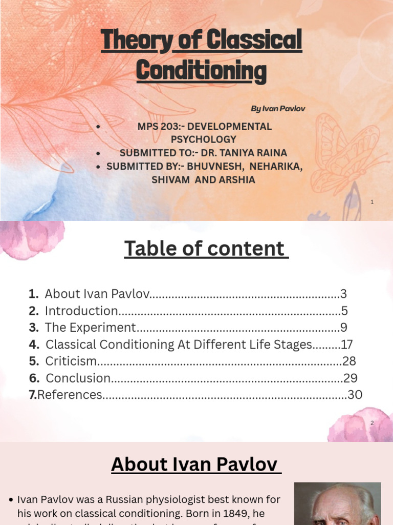 Classical Conditioning Explained | PDF | Classical Conditioning | Learning