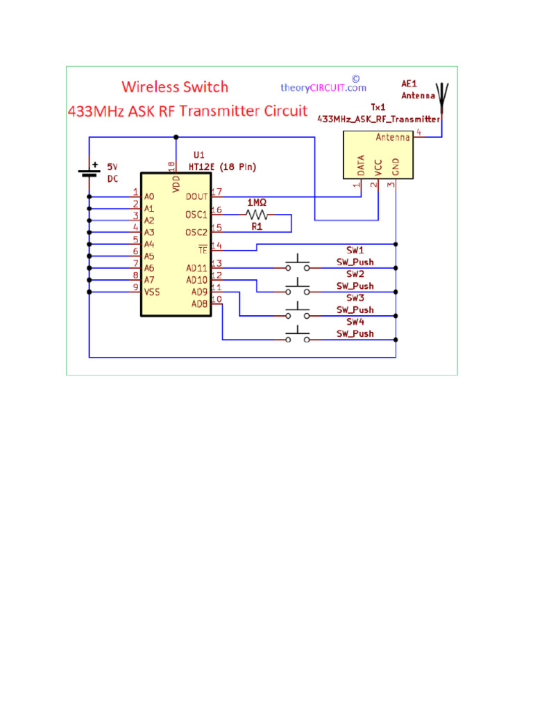 Transceiver Circuit Simulation | PDF