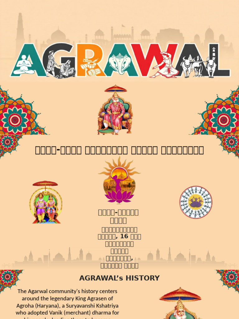 Agrawal Community History Overview | PDF