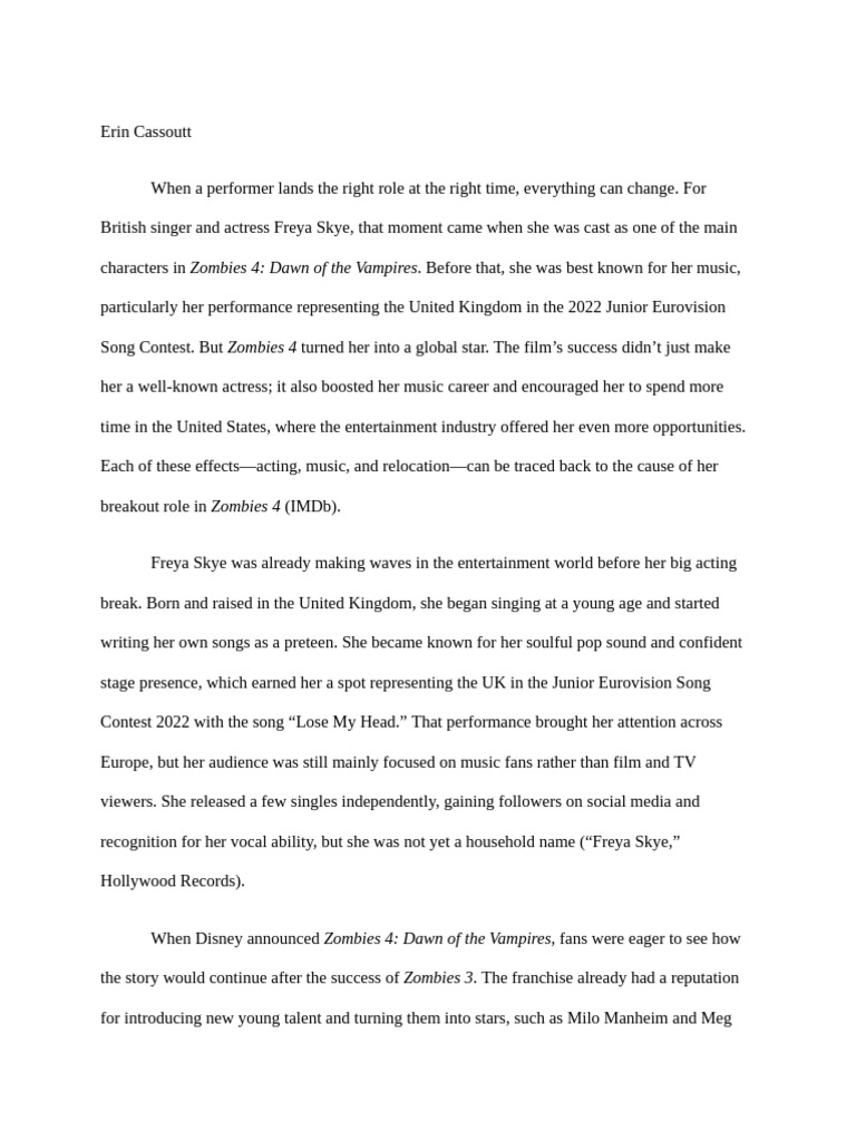 Cause and Effect Essay - Google Docs | PDF