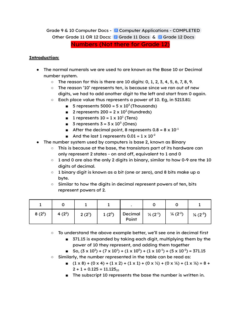 Computer Science - Grade 12 | PDF | Discrete Mathematics | Elementary ...