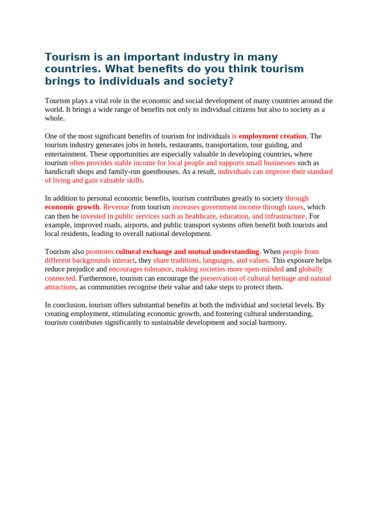 Tourism | PDF | Tourism | Sustainability