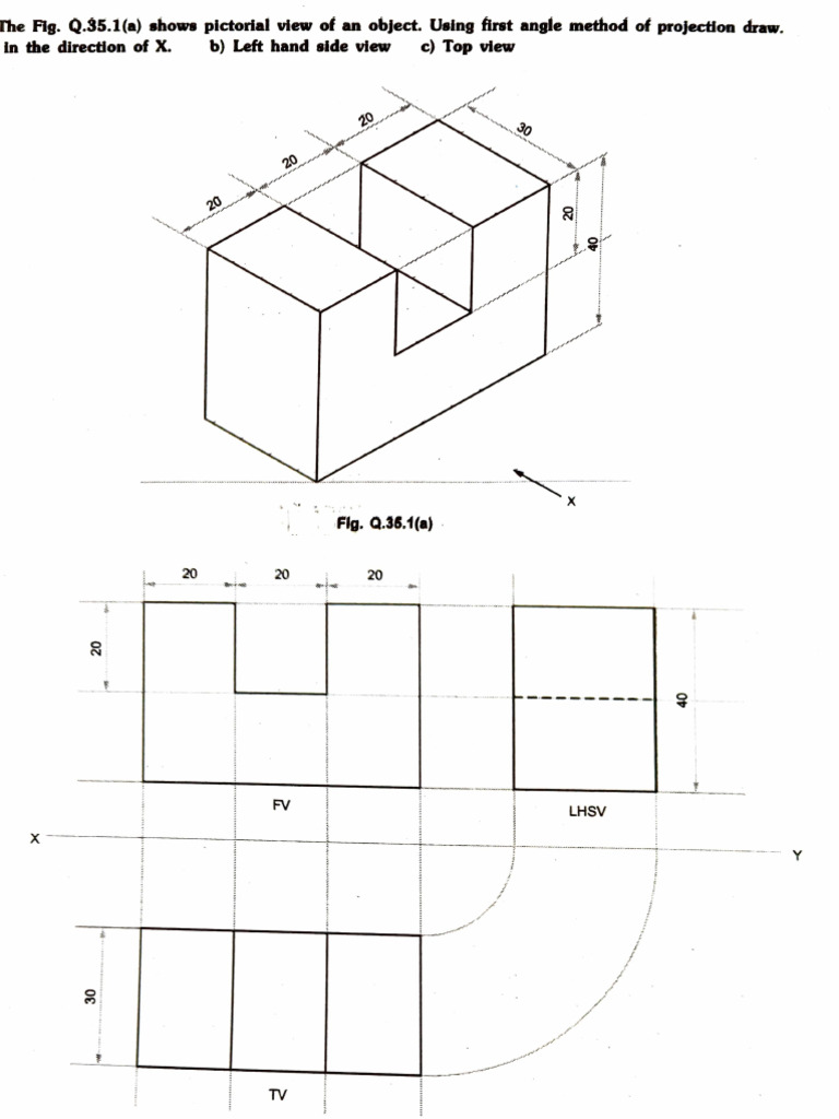 7. ISO TO ORTHOGRAPHIC PROJECTION | PDF