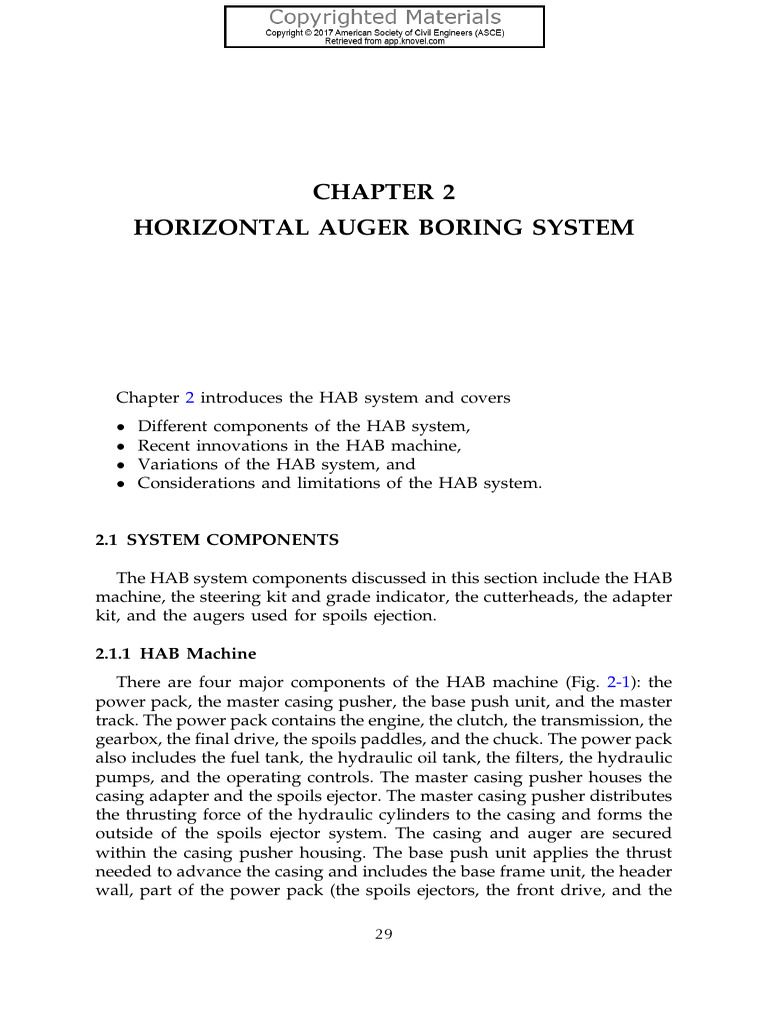 Horizontal Auger Boring 2 | PDF | Pipe (Fluid Conveyance) | Sand
