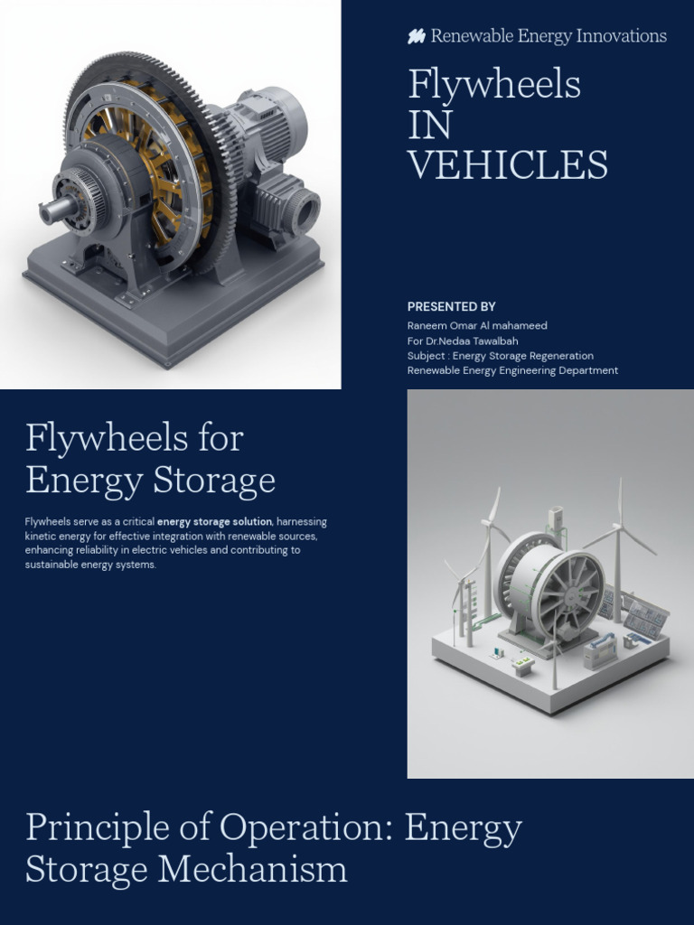 Flywheel Energy Storage for EVs | PDF | Energy Storage | Electric Vehicle
