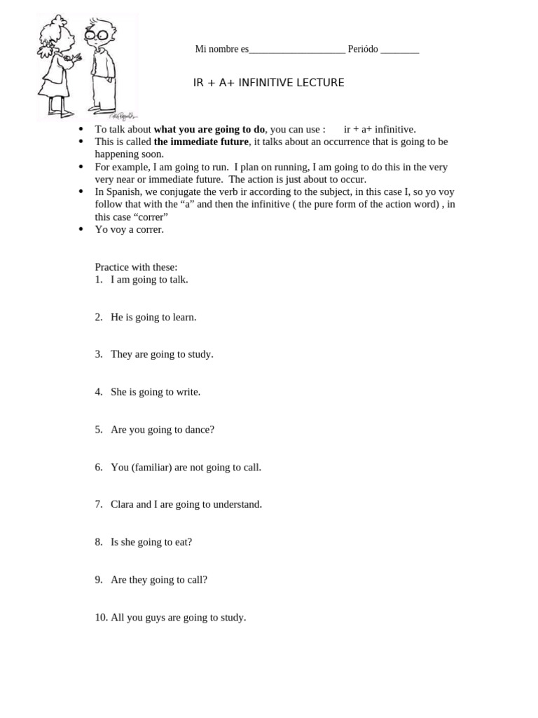 13 Ir - A - Infinitive Lecture | PDF
