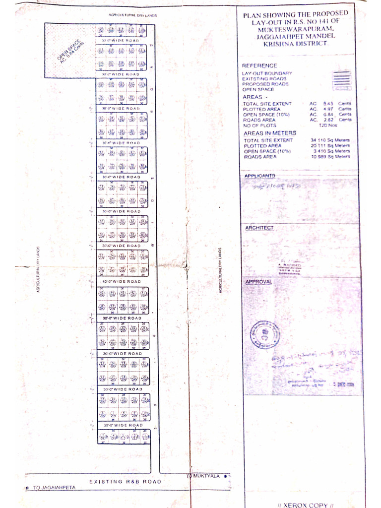Muktyala 1st Layout | PDF