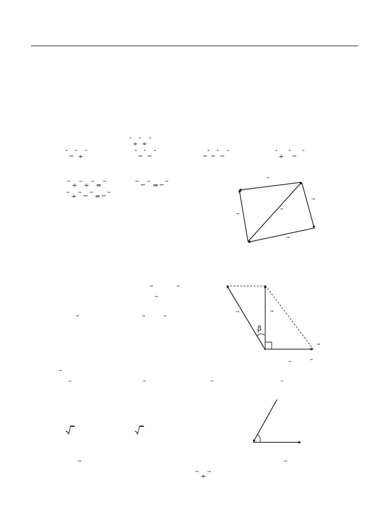 Vectors Sheet | PDF | Euclidean Vector | Force