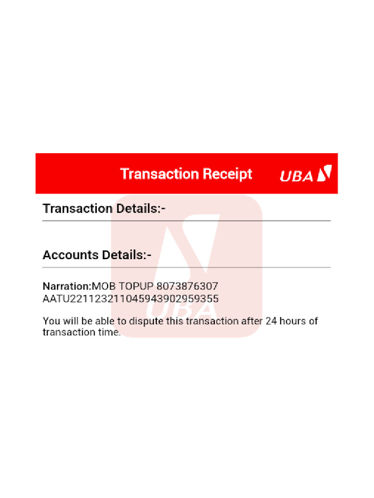 Transaction Receiptnull | PDF