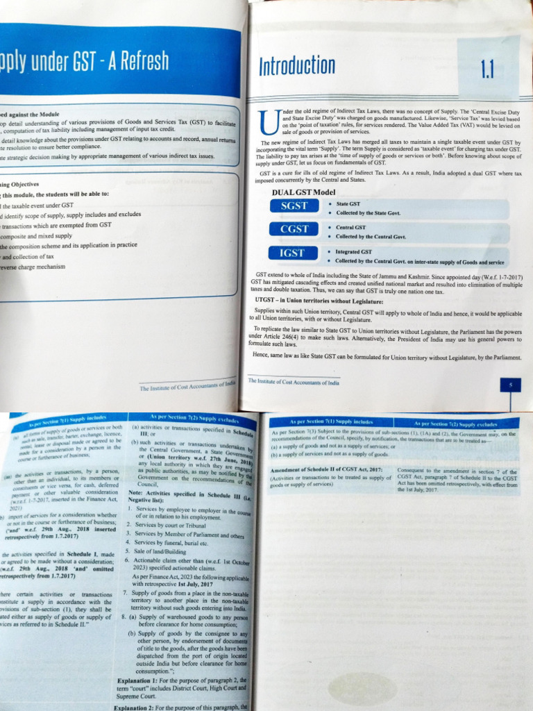 Chapter 1 - GST RCM Introduction | PDF
