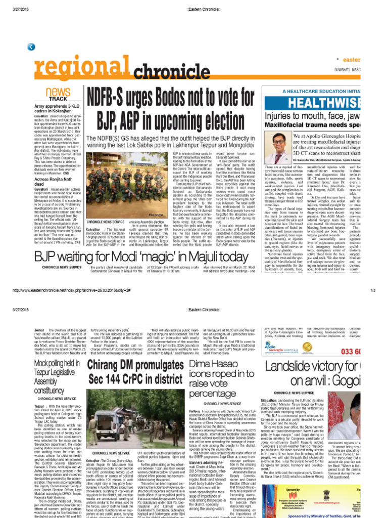 Eastern Chronicle | PDF