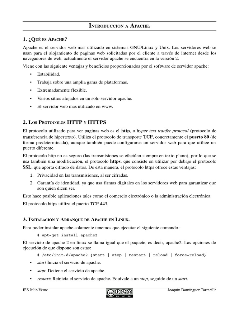 Intro Apache | PDF | Servidor HTTP Apache | Red mundial