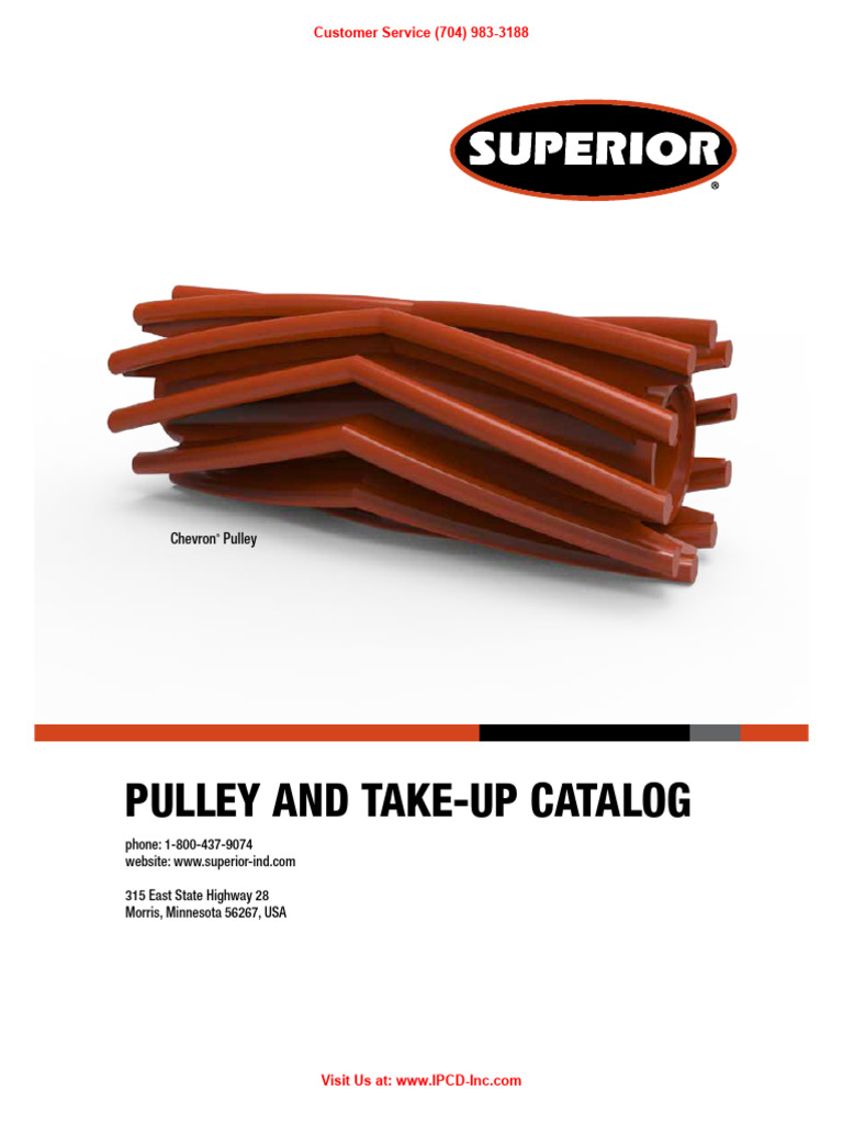 Pulley and Take-Up Product Catalog | PDF | Belt (Mechanical ...