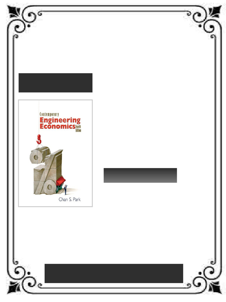 Contemporary Engineering Economics 4th Edition Edition Chan S. Park ebook professional pdf | PDF ...