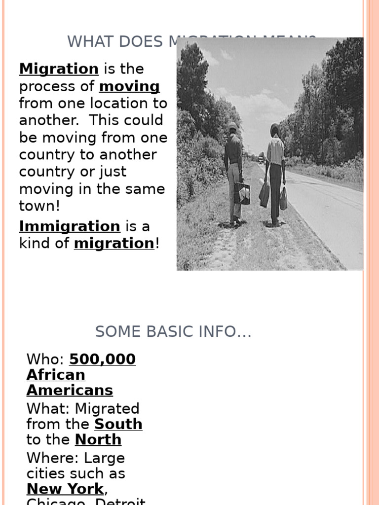 Understanding the Great Migration | PDF