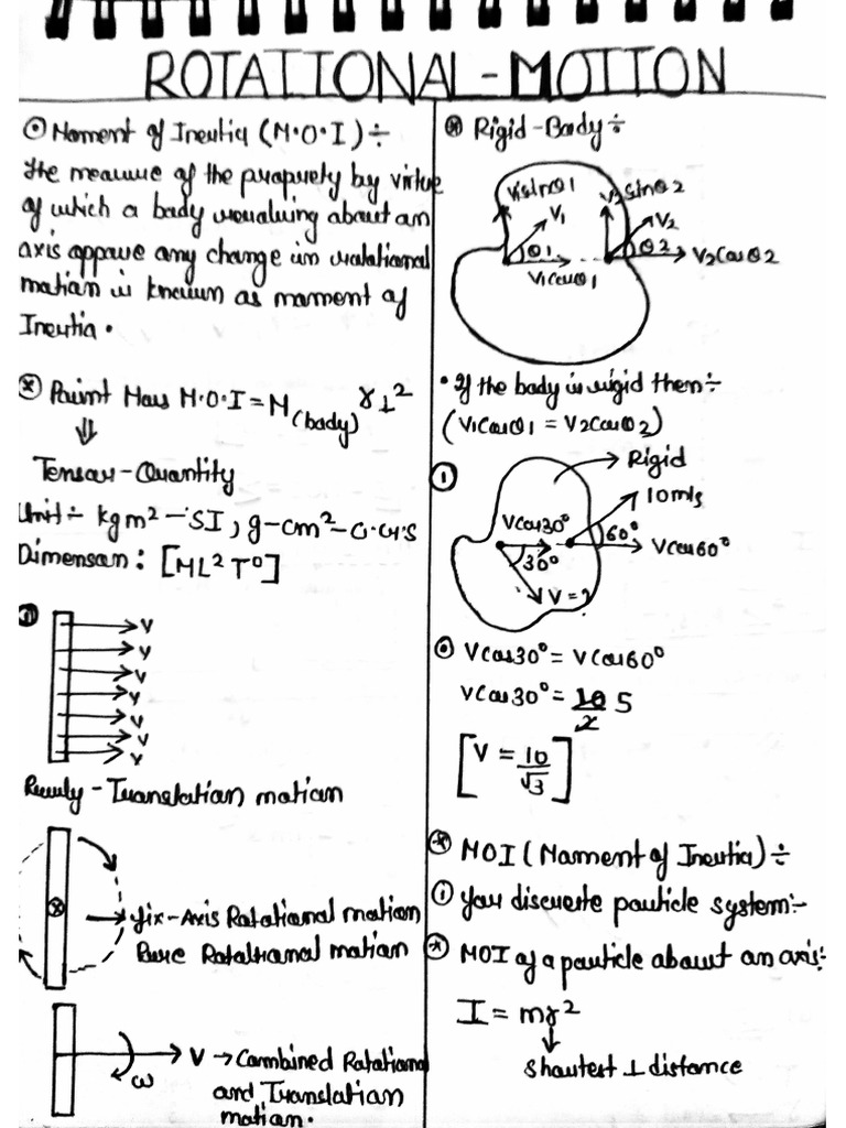 Rotational Motion | PDF
