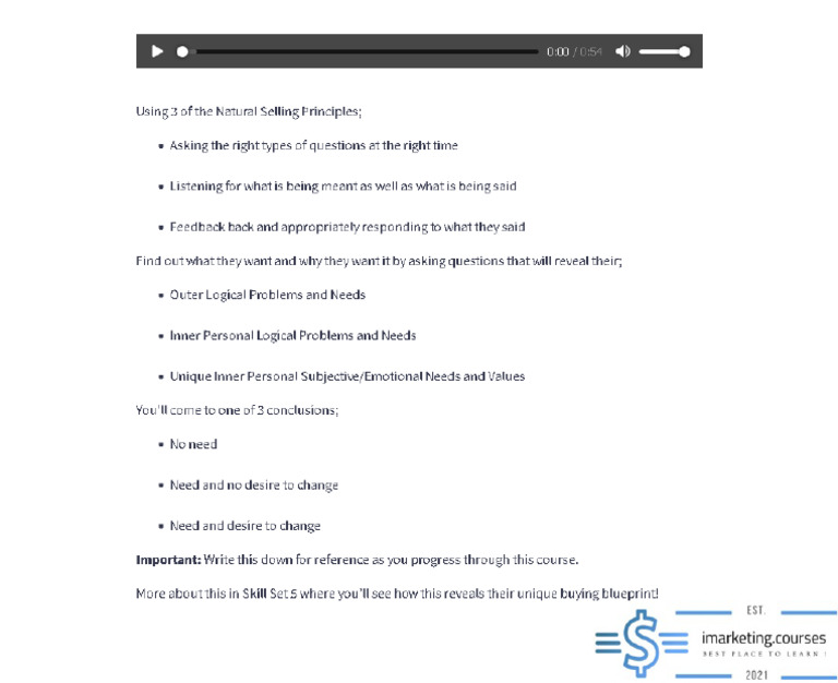 04-What They Want and Why They Want It | PDF