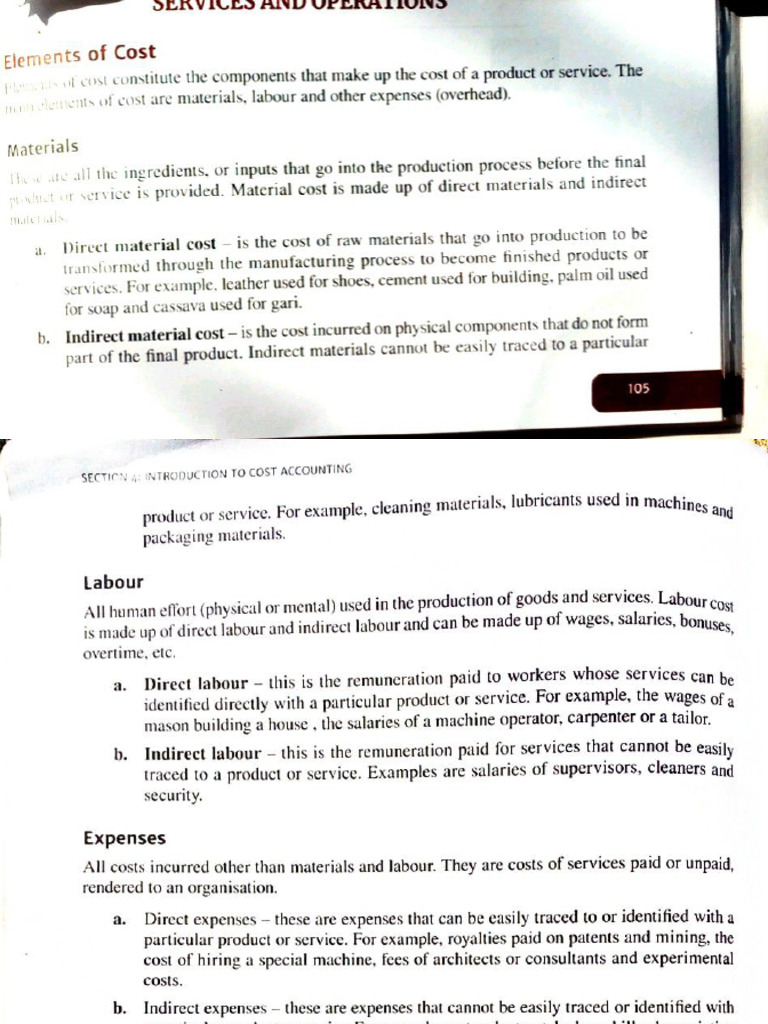 j Composition of Cost Products_062155 | PDF
