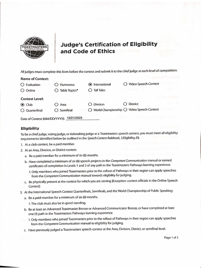 ETTC Golden Judge Inter | PDF