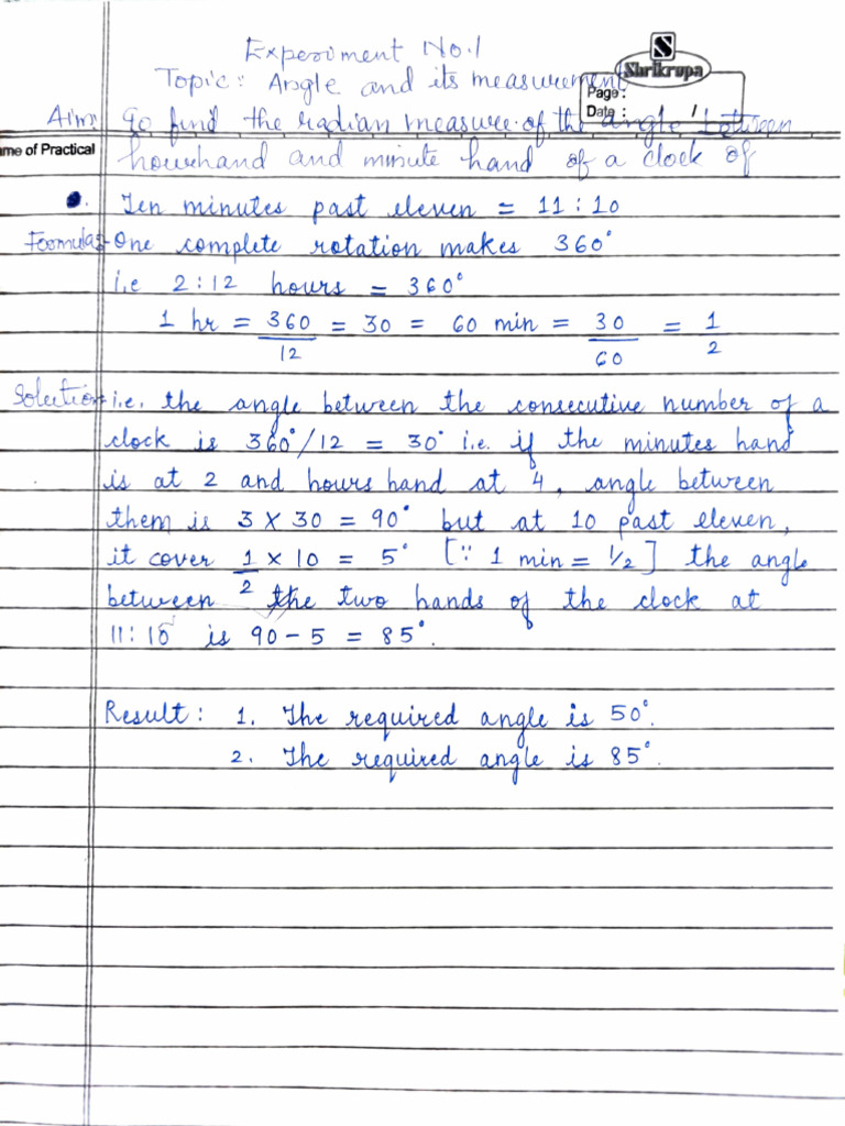 Maths Practical of ClassXI | PDF | Trigonometry | Angle