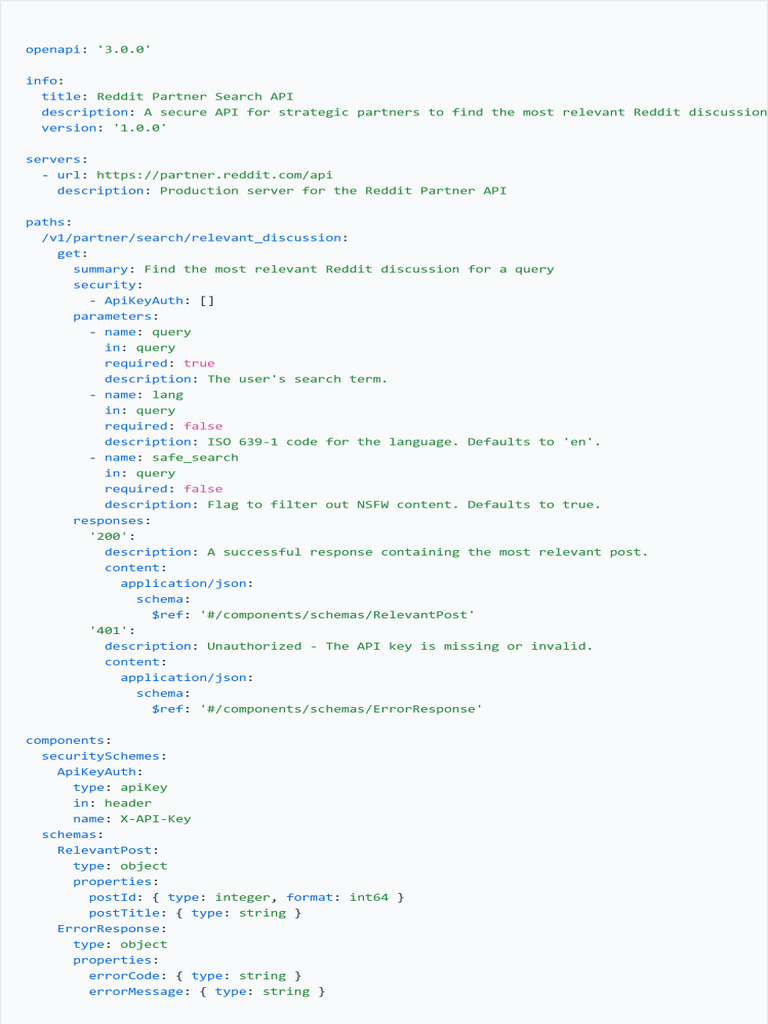 API-specification Yaml Openai Code PDF | PDF