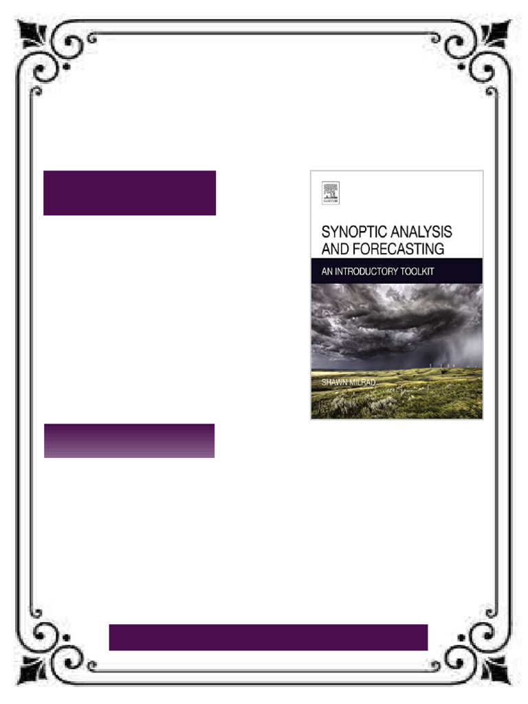 Synoptic Analysis and Forecasting An Introductory Toolkit 1st Edition ...