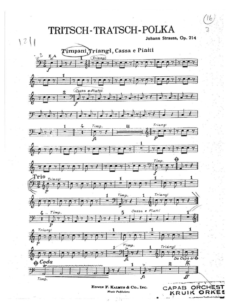 Trisch Trasch Percussioni | PDF