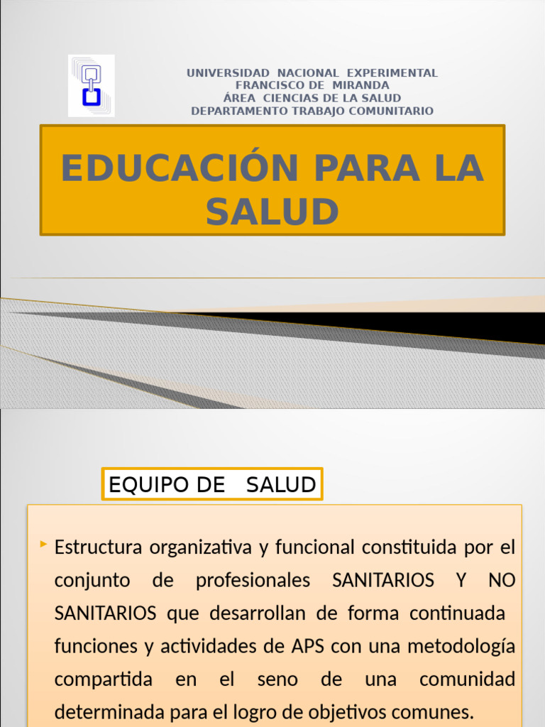 Clase 4 - Educación Para La Salud y Equipos de Salud | PDF | Educación ...