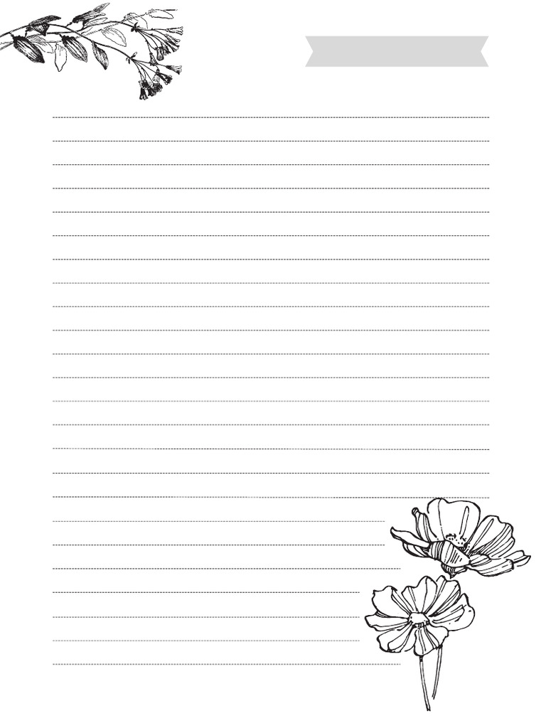 Folha Decorada Estilo Desenho Infantil Formato A4 (1) | PDF