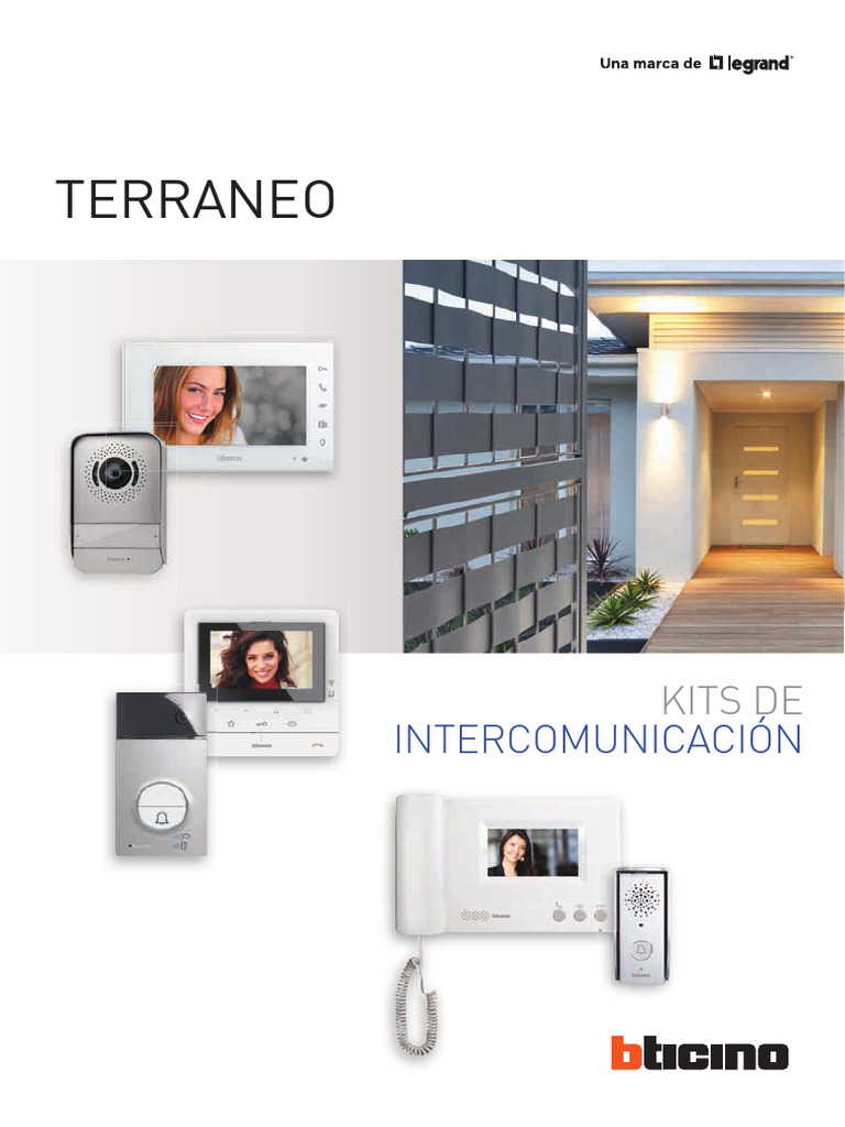 Bticino Terraneo TK21CMX Kits Intercom | PDF | Aplicación movil ...