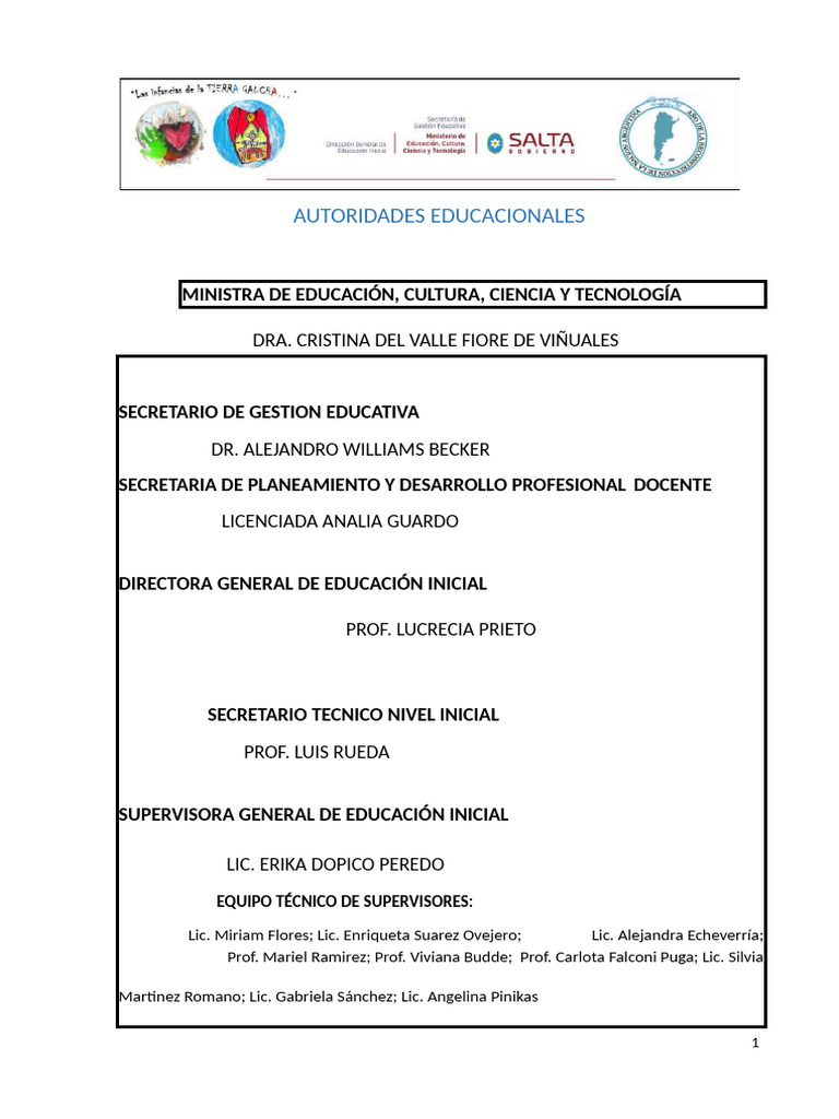 CIRCULAR FINAL N° 4-NIVEL INICIAL-2025 | PDF | Educación de la primera infancia | Pedagogía