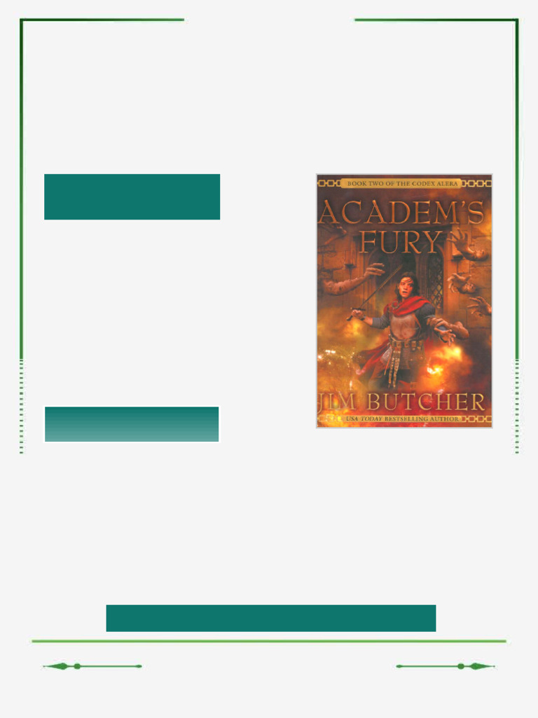 Academ s Fury Codex Alera Book 2 First Editiion Edition Butcher Jim ...