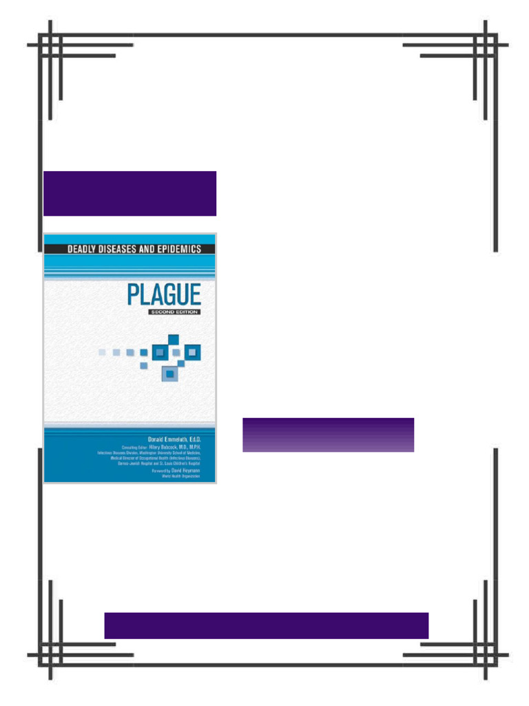 Plague Deadly Diseases and Epidemics 2nd Edition Donald Emmeluth ebook ...