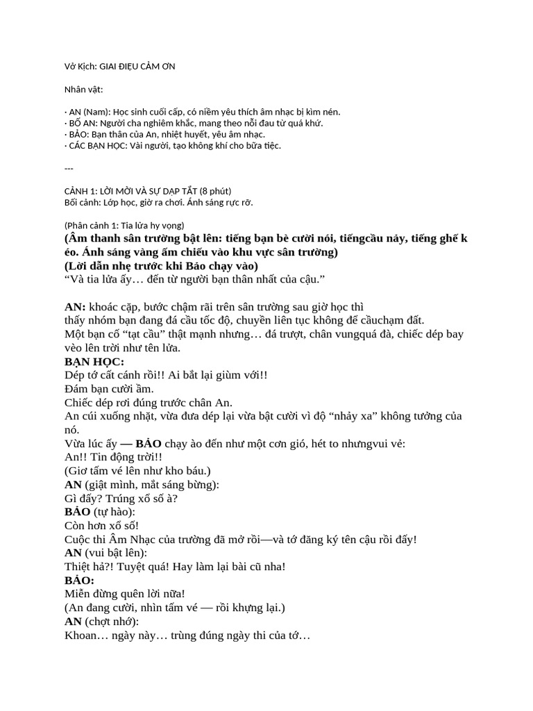Khang's Original Script | PDF