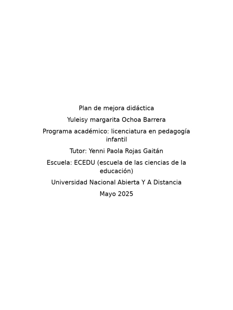 Didactic A | PDF | Enseñando | Pedagogía