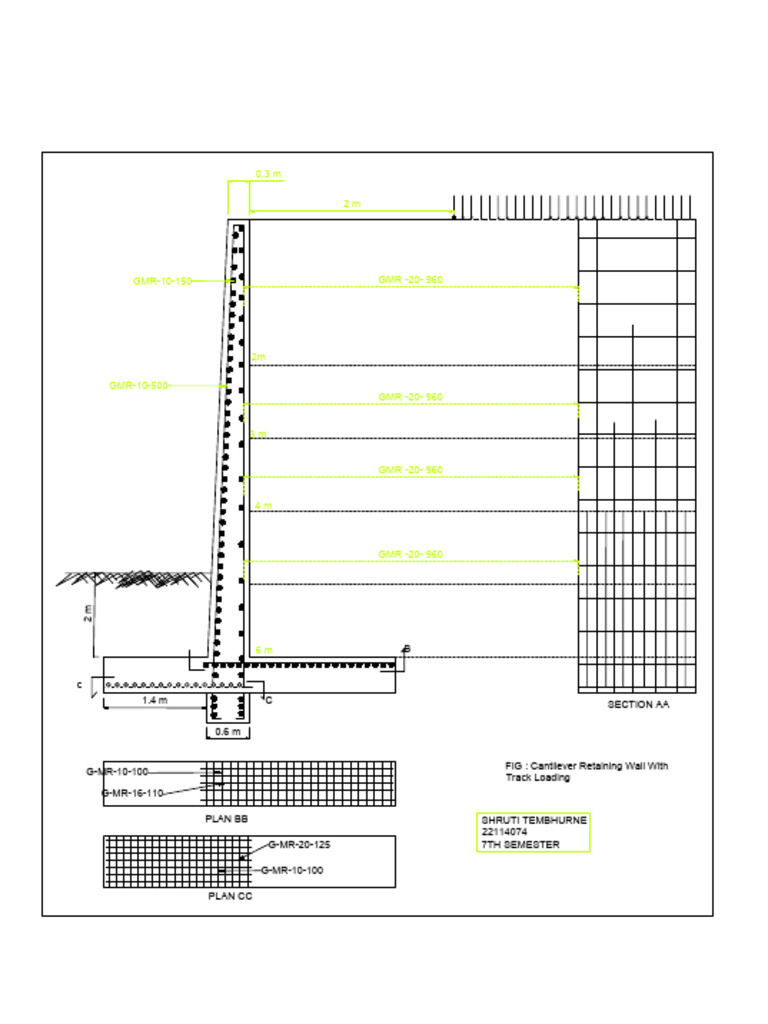 Retaining Wall Model | PDF