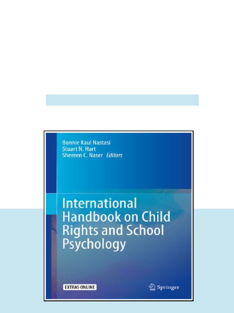 International Handbook On Child Rights And School Psychology 1st Ed ...