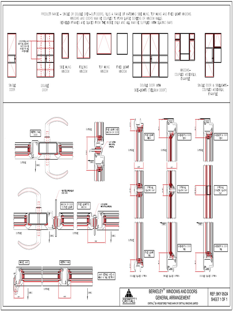Berkeley Windows and Doors Drawing 05.24 | PDF