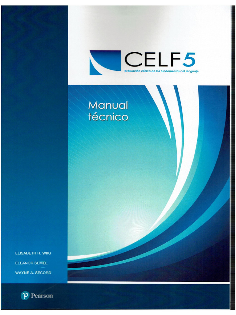 Manual Técnico Celf 5 | PDF