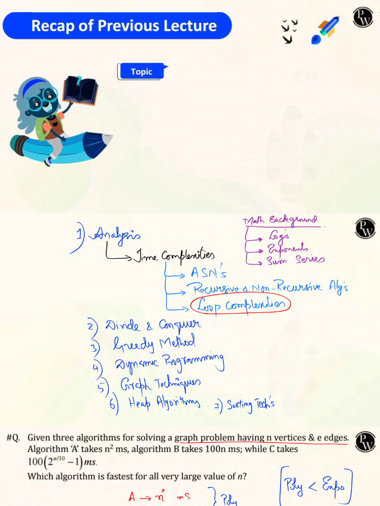 Algorithm 01 - Class Notes - Processed | PDF