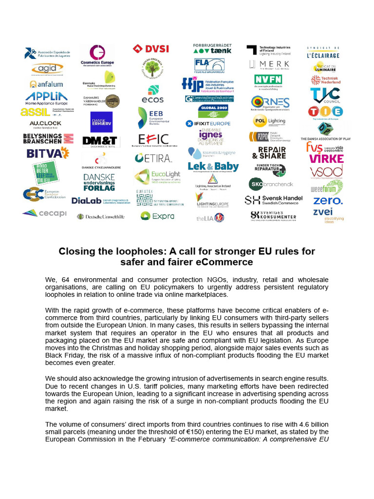 Strengthening EU eCommerce Regulations | PDF | Regulatory Compliance ...