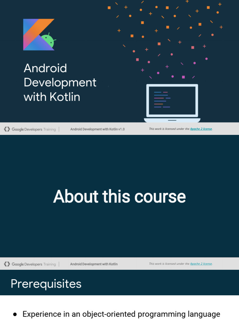 Introduction Android Development With Kotlin | PDF